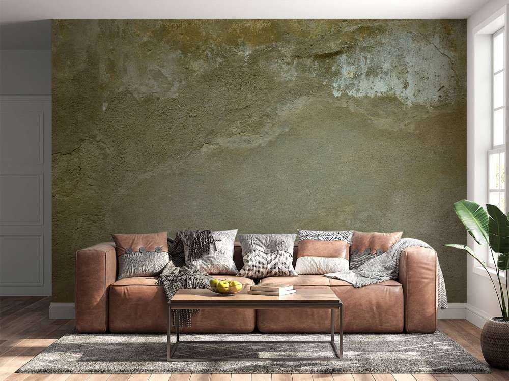 Wallpaper Mural - Wall with restored stucco - Wallpaper Murals