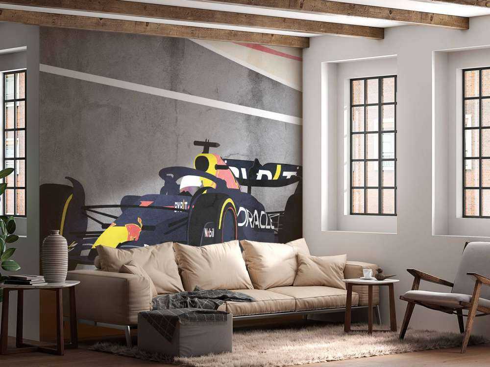 Wallpaper Mural - RB Racing Car - Photo Wallpaper