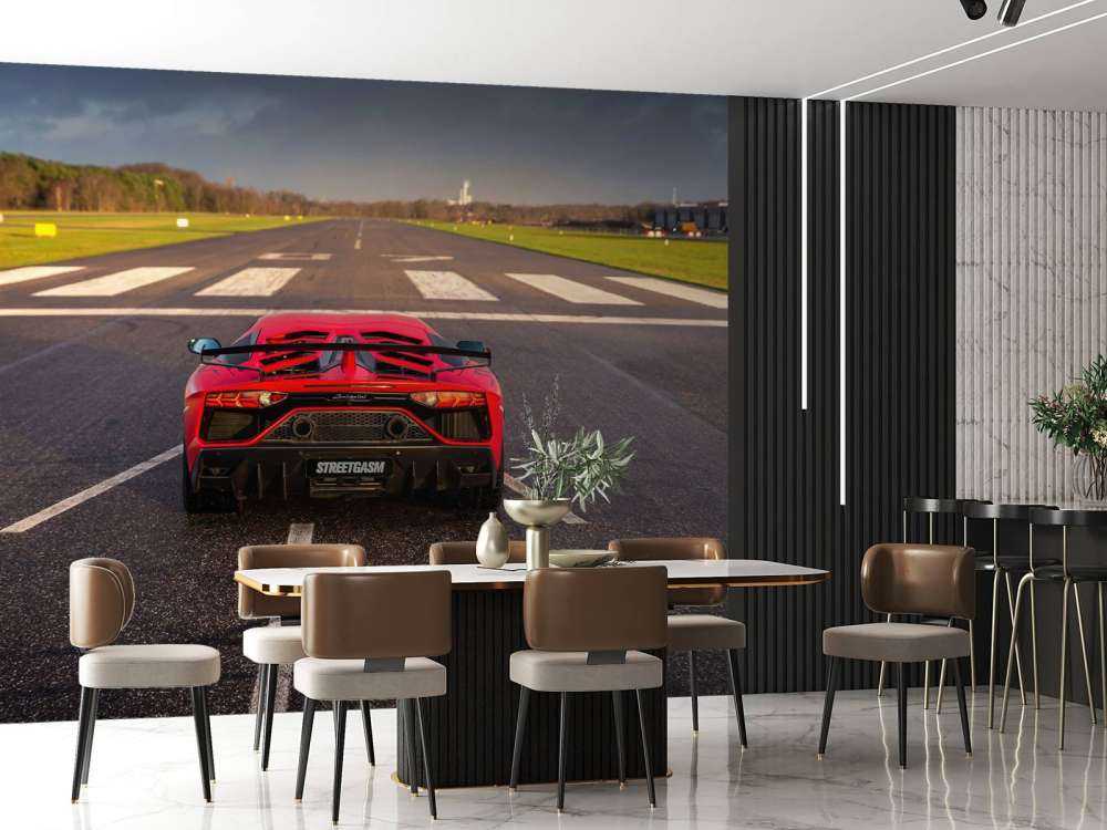Wallpaper Mural - Hypercar Takeoff - Photo Wallpaper